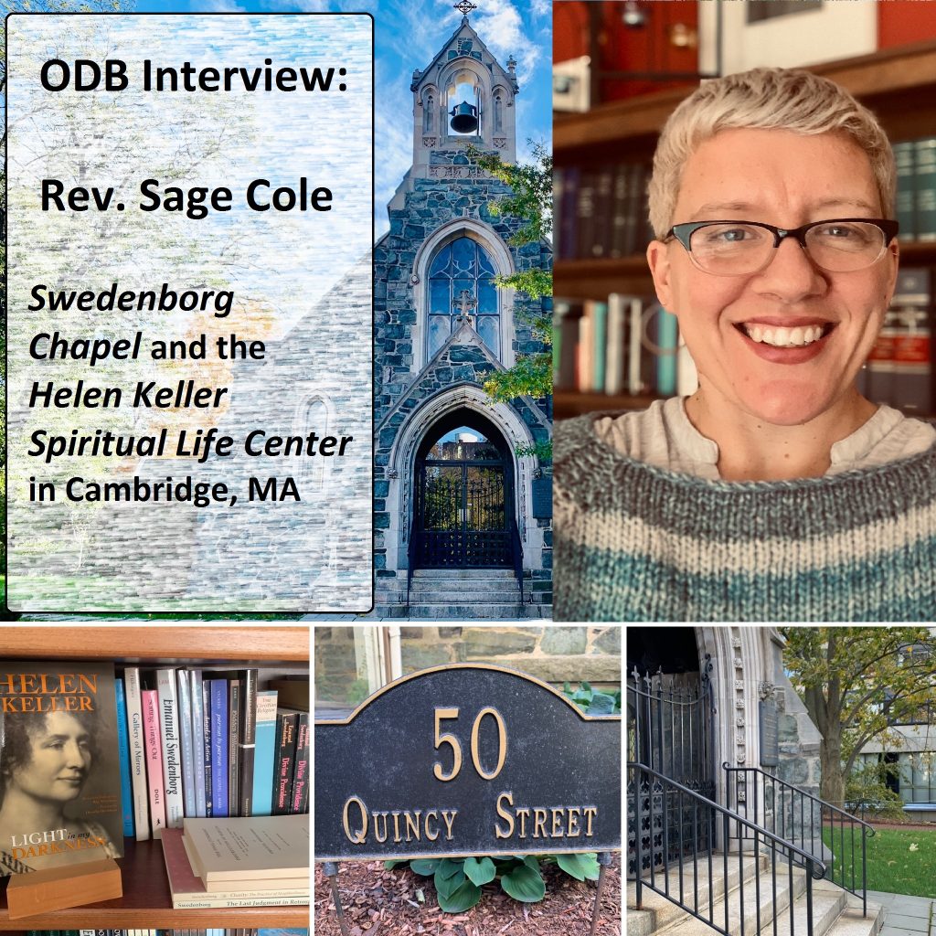 ODB Interview: Rev. Sage Cole – The Helen Keller Spiritual Life Center ...